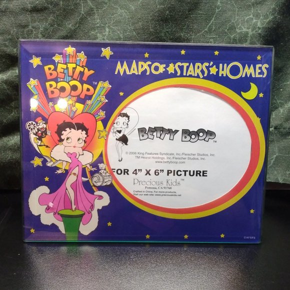Betty Boop | Accents | Betty Boop Glass Picture Frame | Poshmark